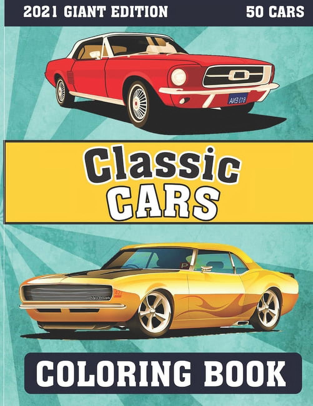 Classic Muscle Car Coloring Pages