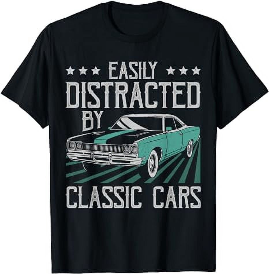 Classic Cars Funny Old Vintage Car Guy T-Shirt - Walmart.com