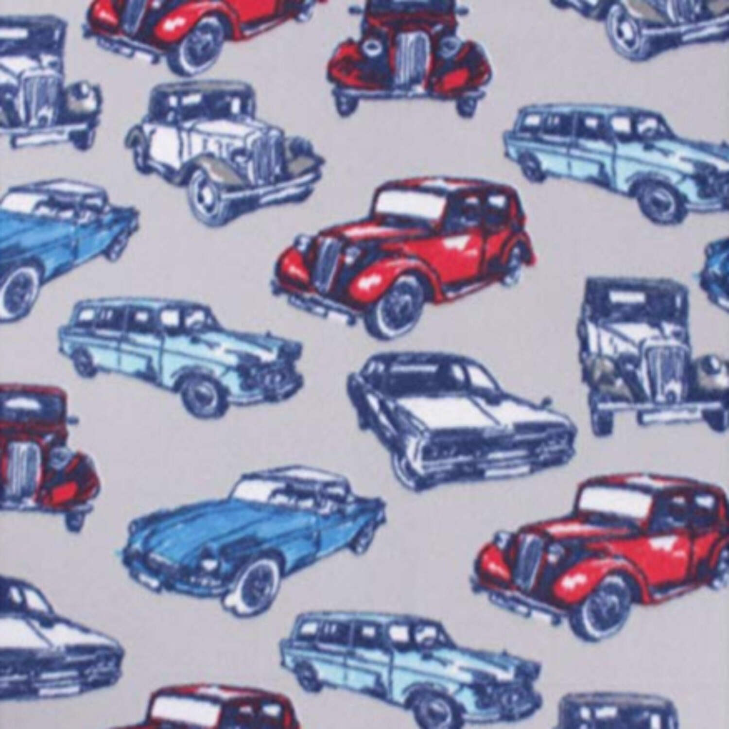 Classic Cars Grey Fleece Fabric - Walmart.com