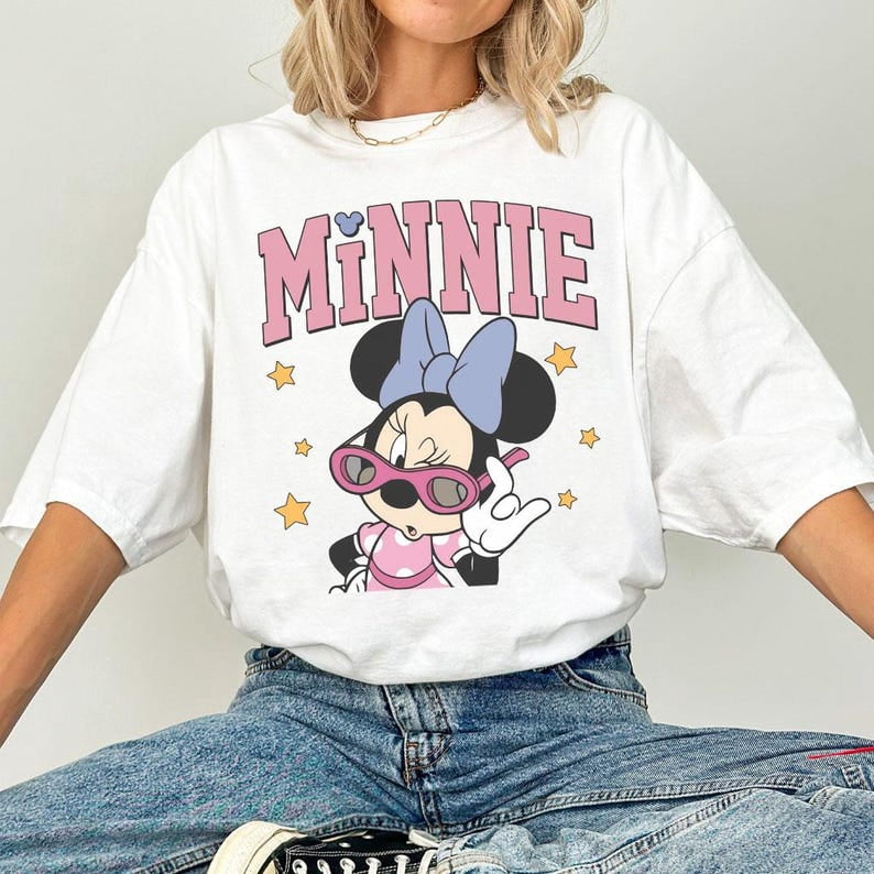 Classic Cartoon Besties Minnie Vacation Shirt Girls Matching Trip Mouse ...
