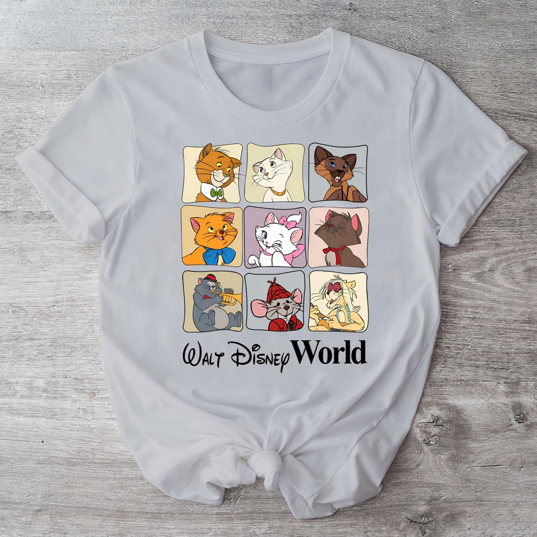 Classic Cartoon Cat Family Shirt, Vacation Matching Tee, Animated Kitty ...