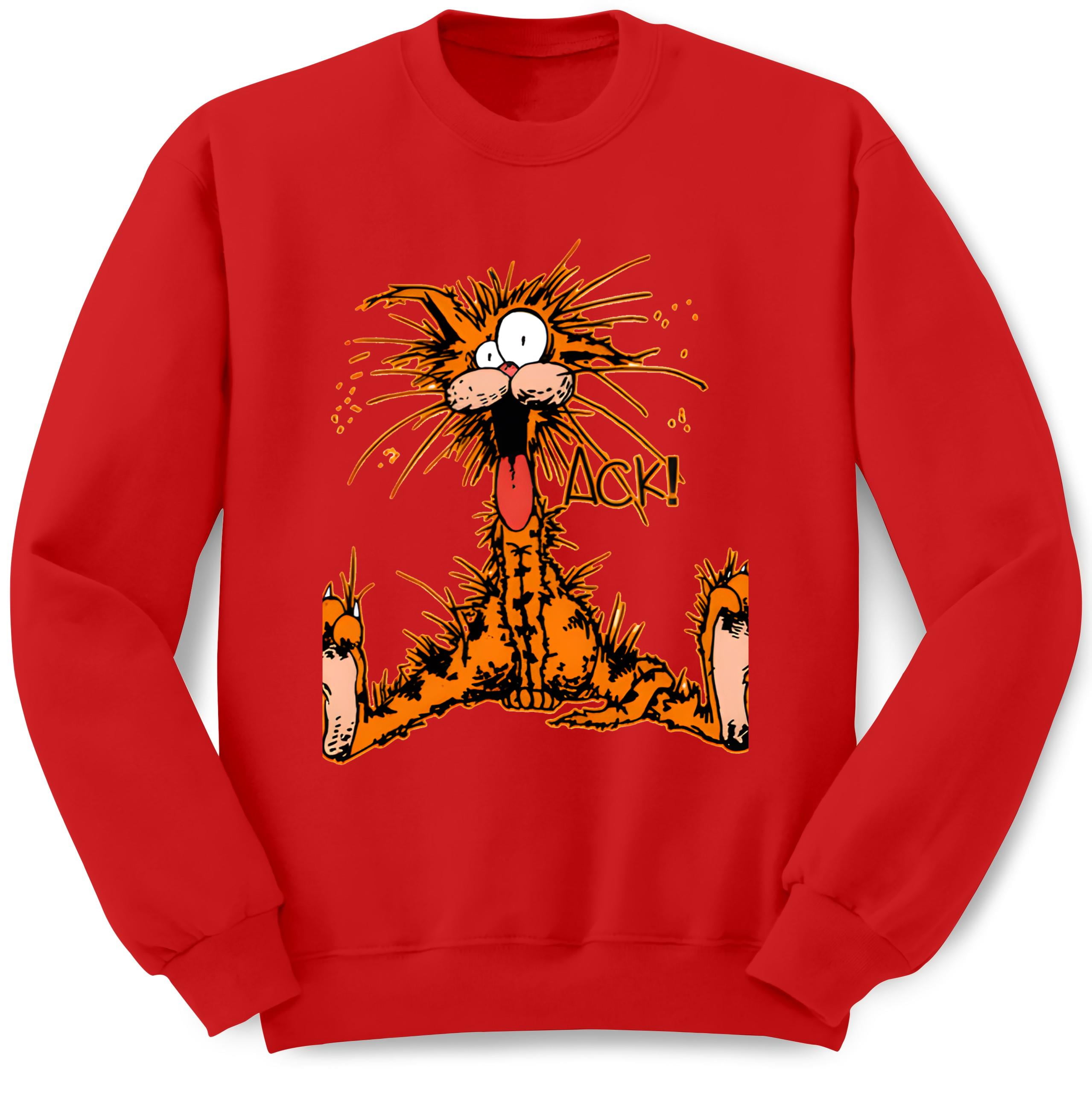 Classic Cartoon Character Tee, Bill Cat Fun Shirt - Walmart.com