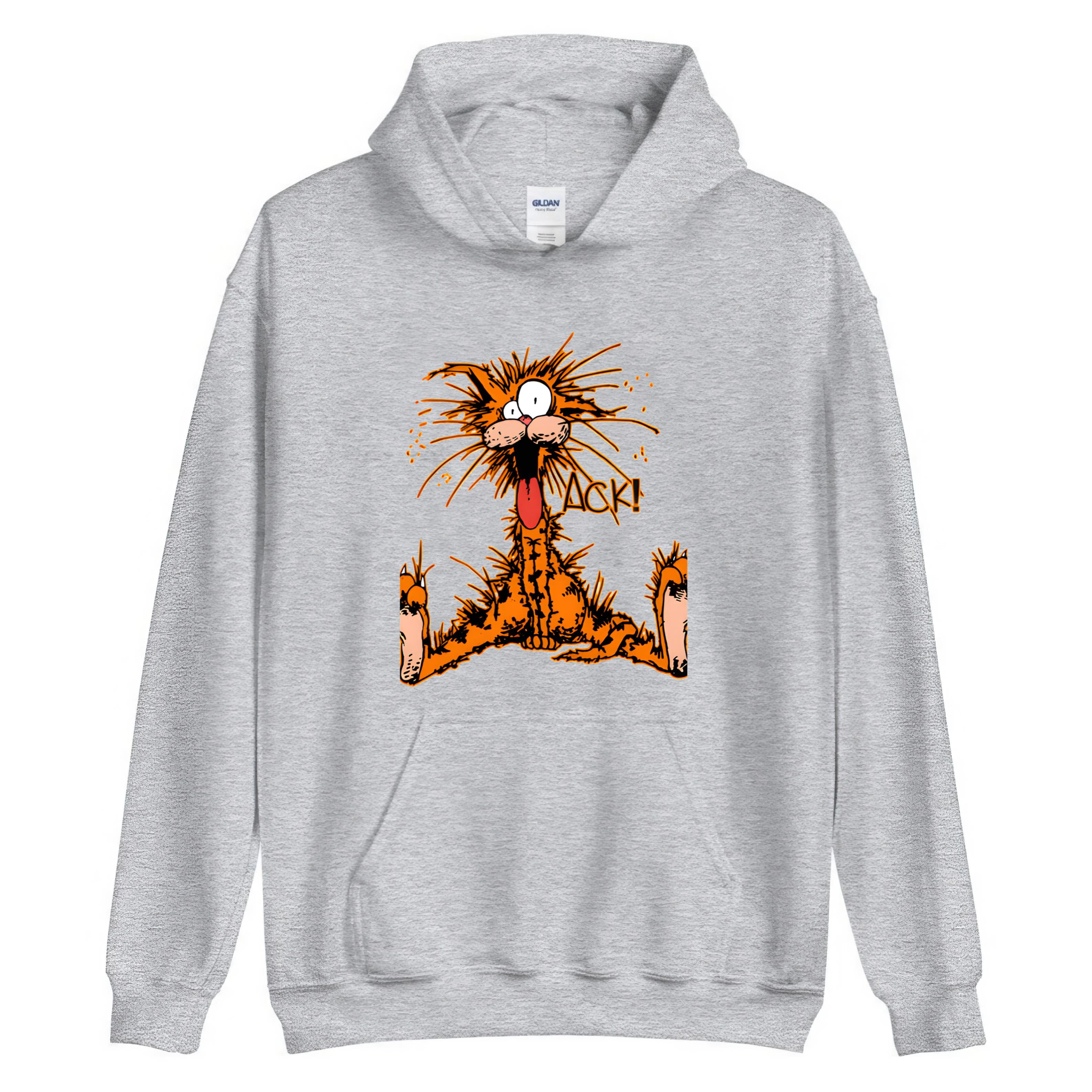 Classic Cartoon Character Tee, Bill Cat Fun Shirt - Walmart.com