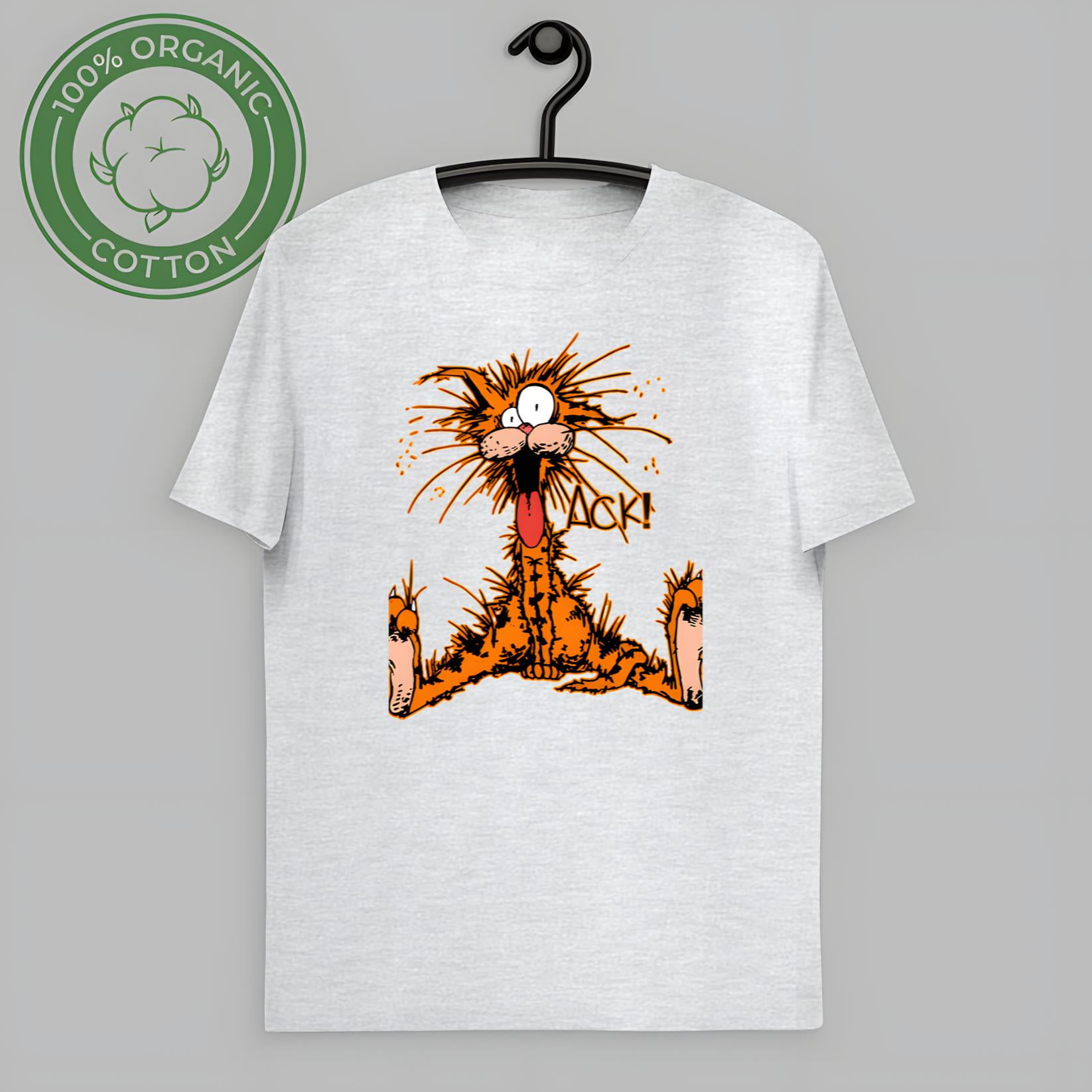 Classic Cartoon Character Tee, Bill Cat Fun Shirt - Walmart.com