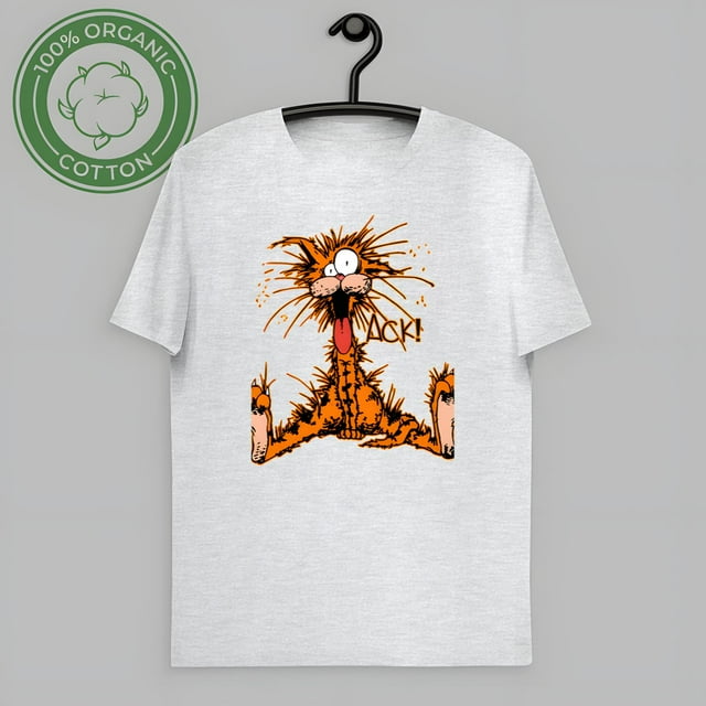 Classic Cartoon Character Tee, Bill Cat Fun Shirt - Walmart.com