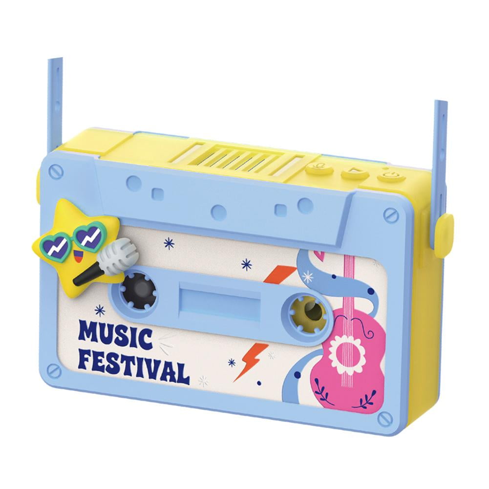 Classic Cartoon Creative Cute Cassette Tape Neck-around Fan,Children's Por V7E,. - Walmart.com