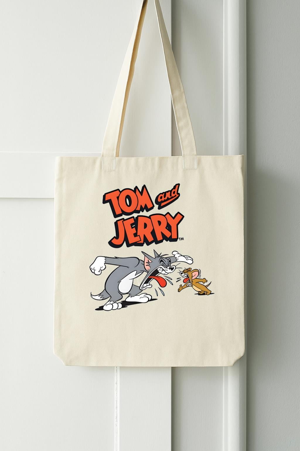 Classic Cartoon Duo Graphic , Vintage Animation-Inspired Bag-TH28651 ...