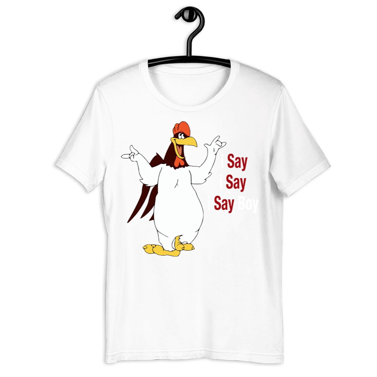 Classic Cartoon Graphic T-shirt, Retro Rooster Tee - Walmart.com