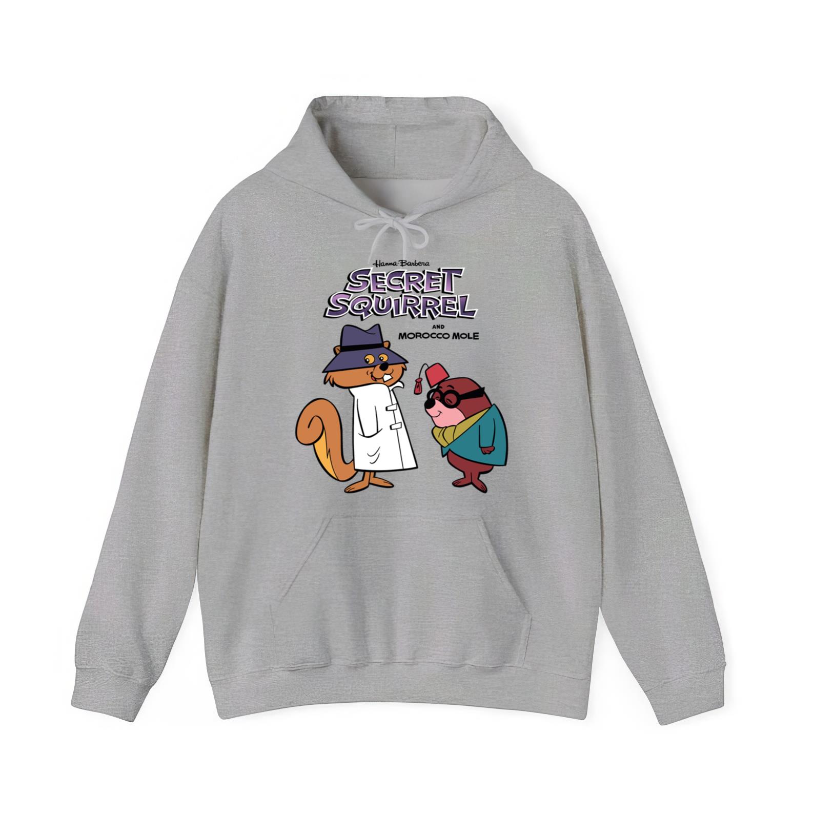 Classic Cartoon Inspired Secret Squirrel & Morocco Mole Graphic T-Shirt ...