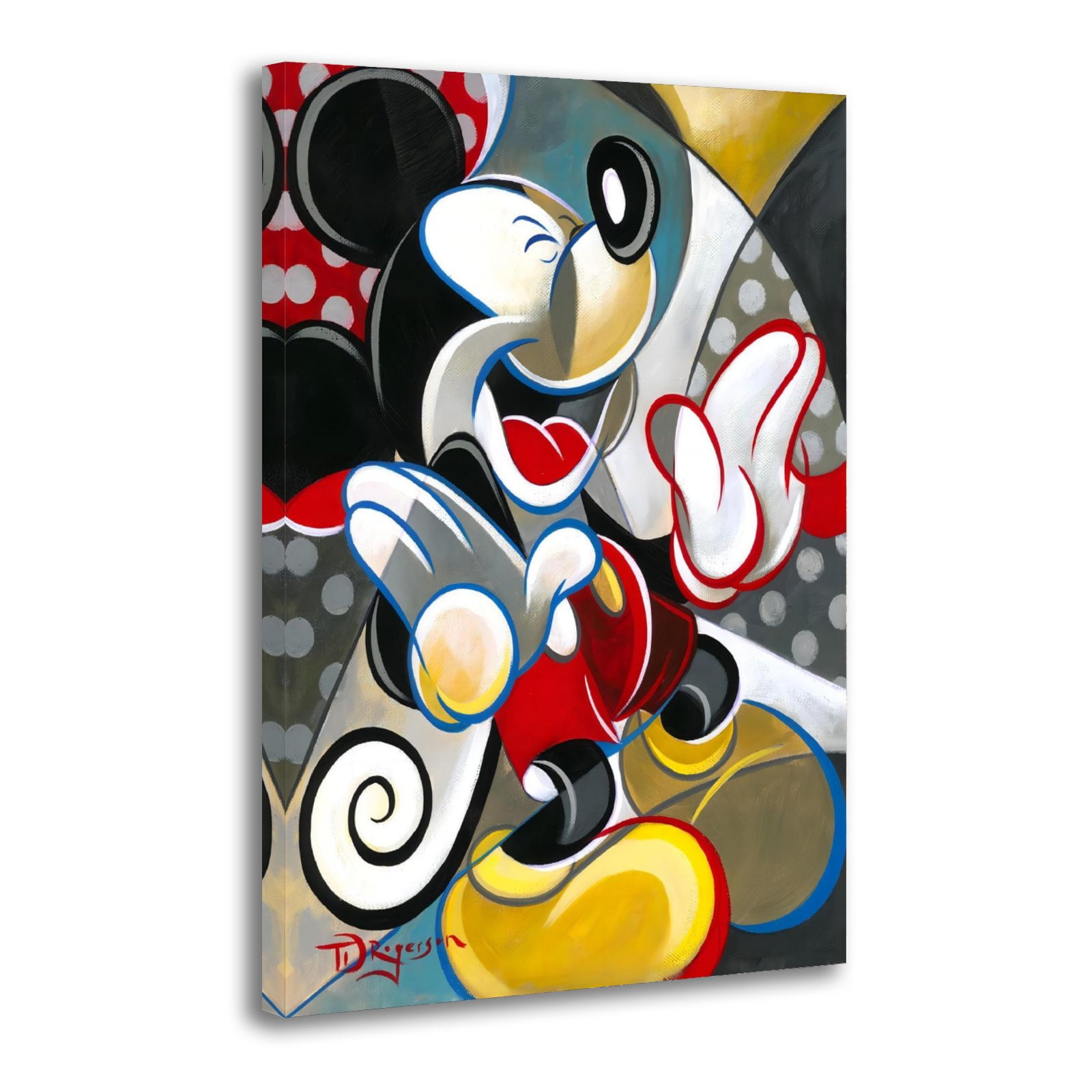 Classic Cartoon Mickeys Wall Art Poster Scroll Canvas Painting Picture ...