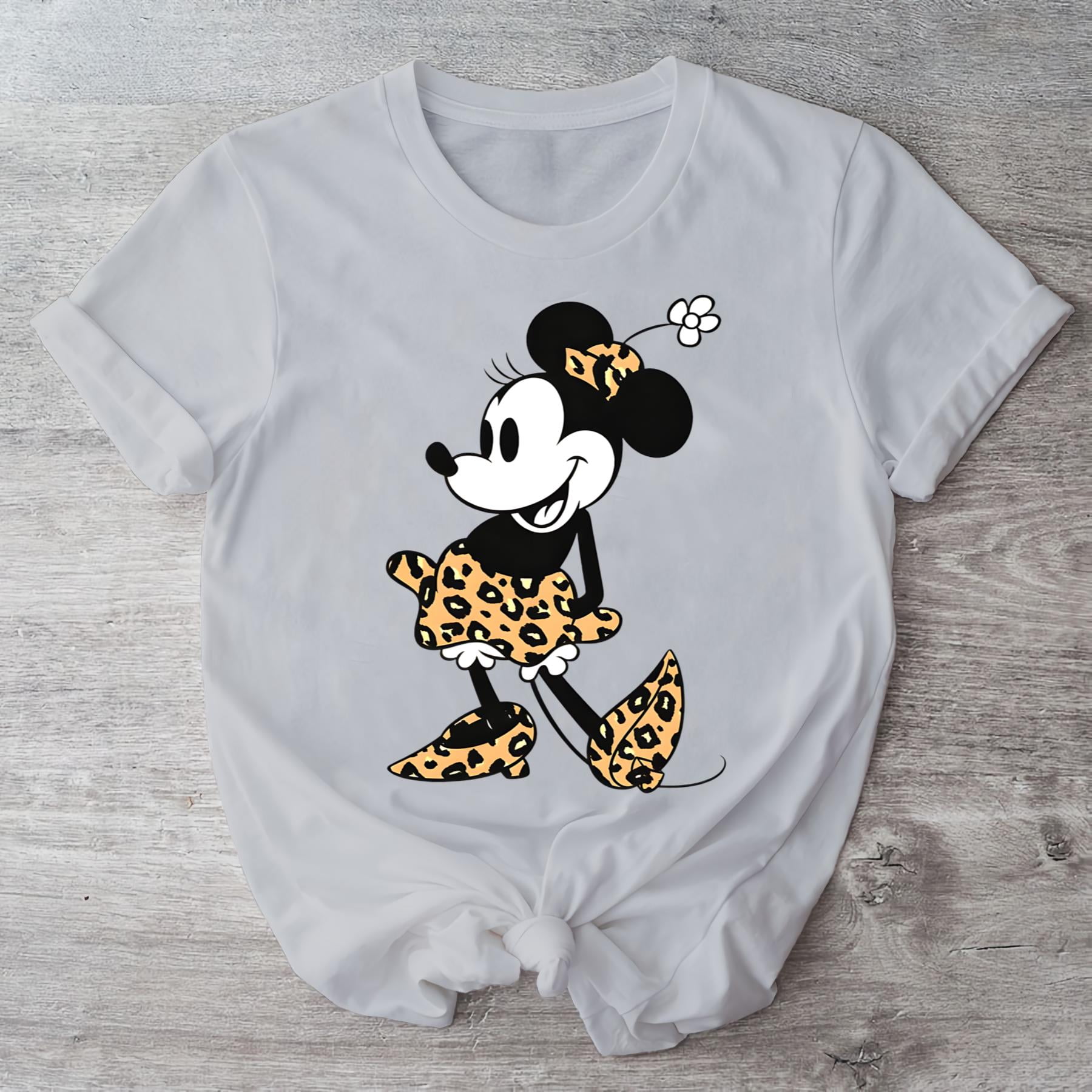 Classic Cartoon Mouse and Friends Cheetah Print Outfit Shirt, Family ...