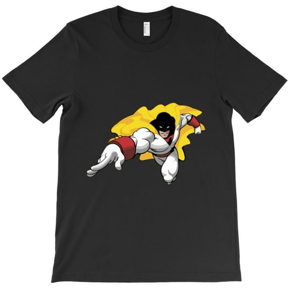 Classic Cartoon Space Ghost Graphic Tee, Retro Animated Hero - Daily ...