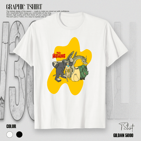 Classic Cartoons Herculoids Funny Graphic Design Apparel T-Shirt V17032 ...