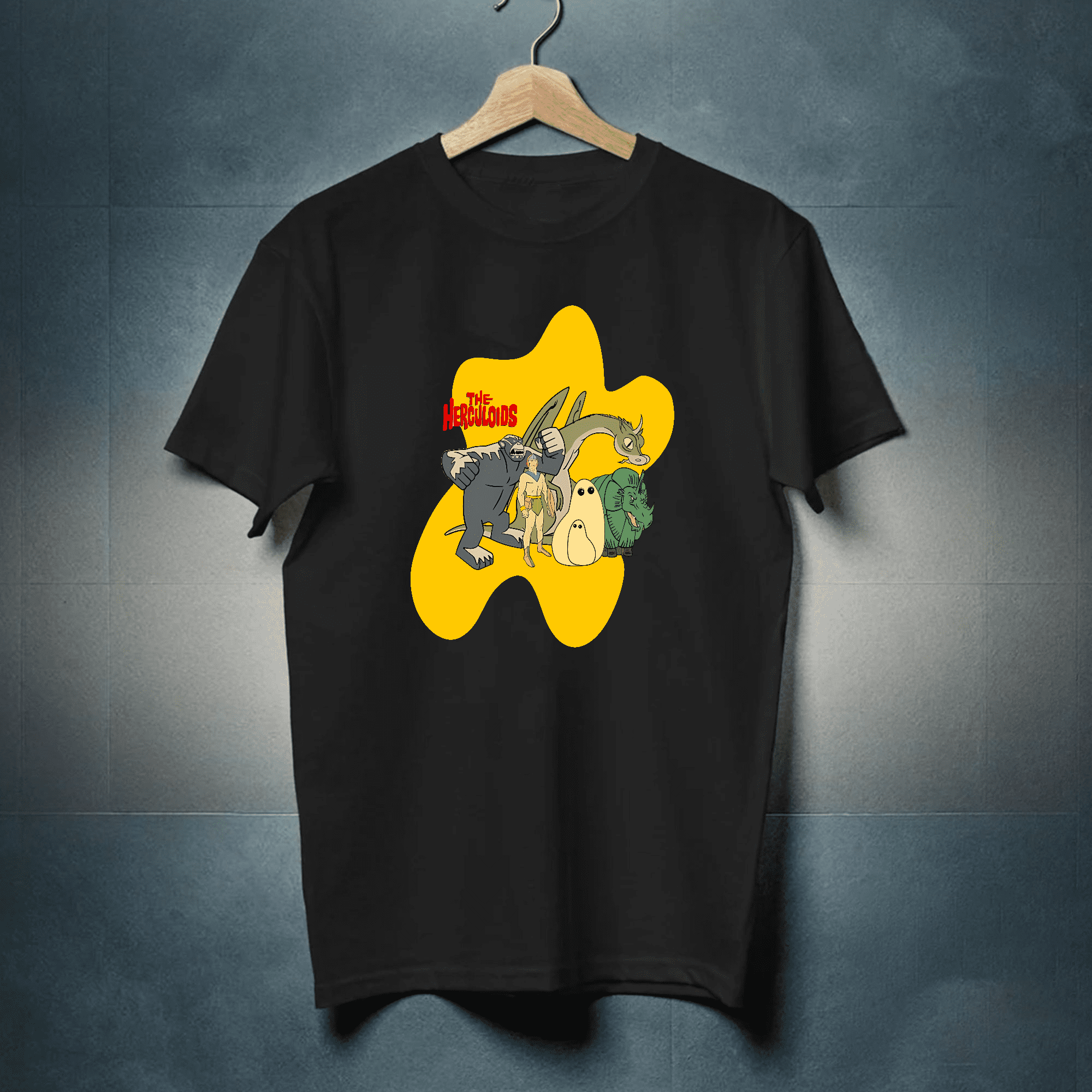 Classic Cartoons The Herculoids Funny Graphic H24128 Unisex T-Shirt, Up ...