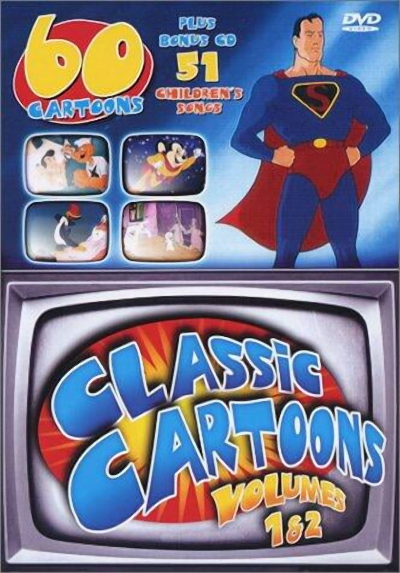 Classic Cartoons, Vol. 1 & 2 - Walmart.com