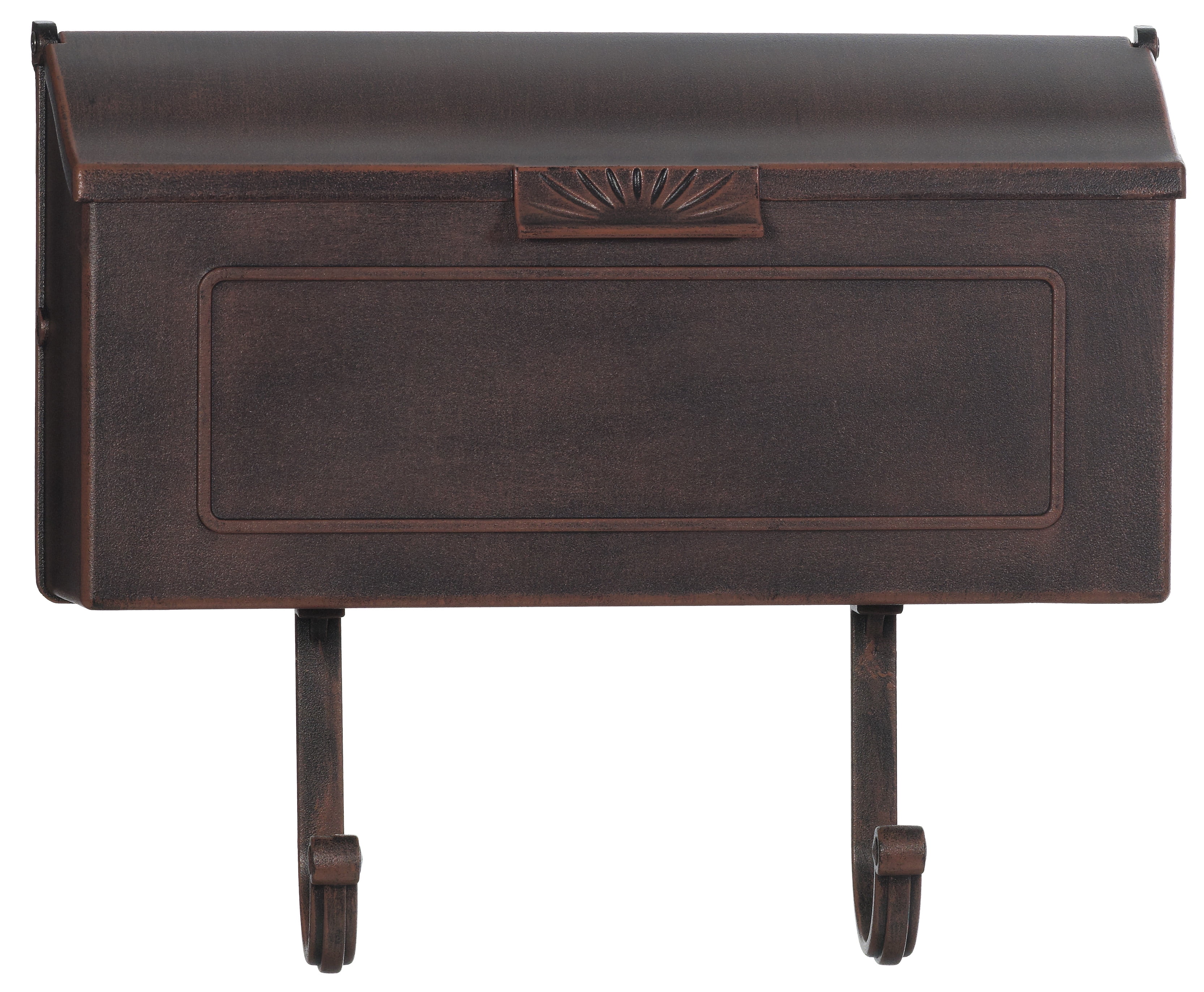 Classic Cast Aluminum Wall Mount Mailbox, Swedish Silver - Walmart.com