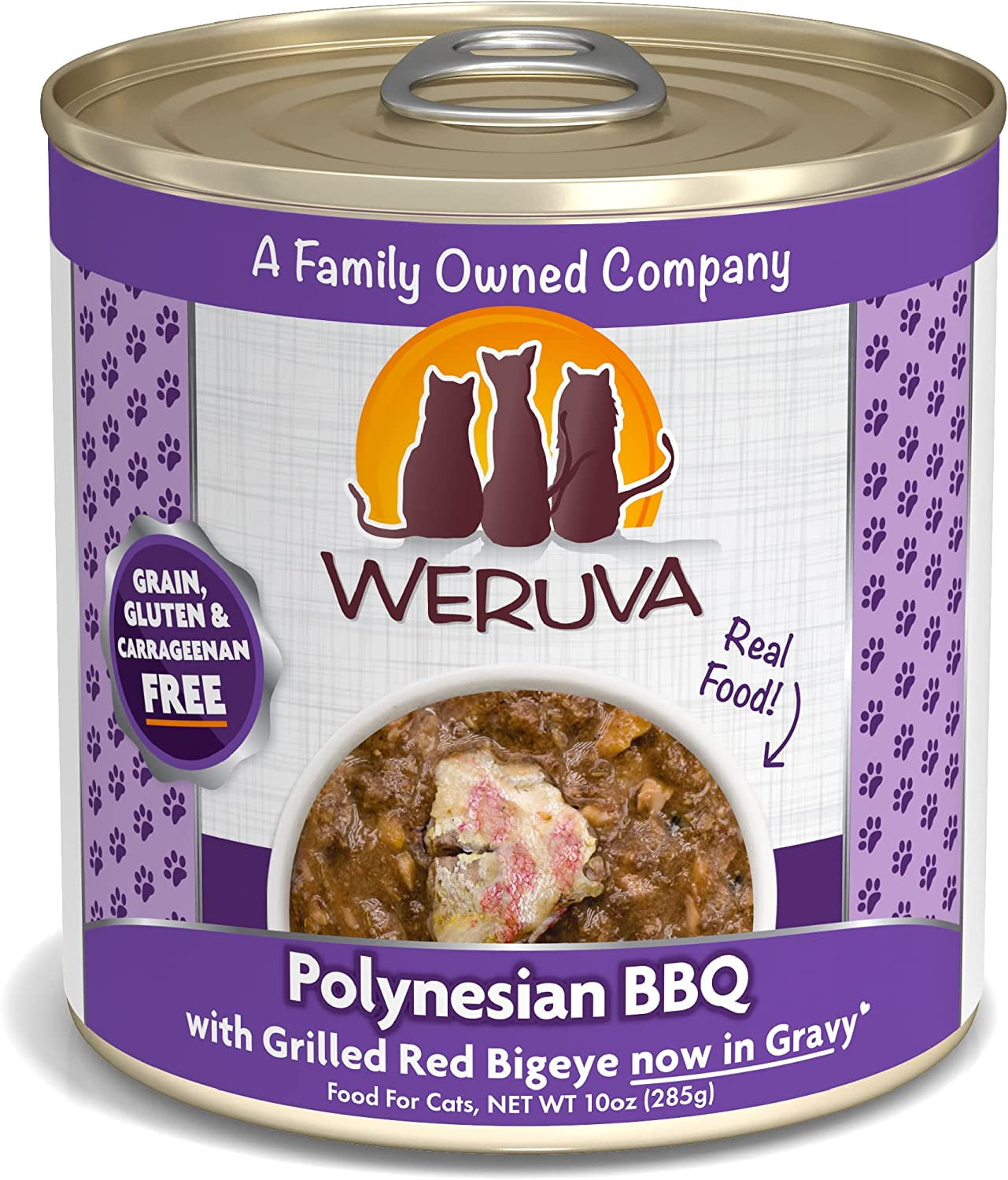 Classic Cat Food, Polynesian BBQ with Grilled Red Bigeye in Gravy, 10oz ...