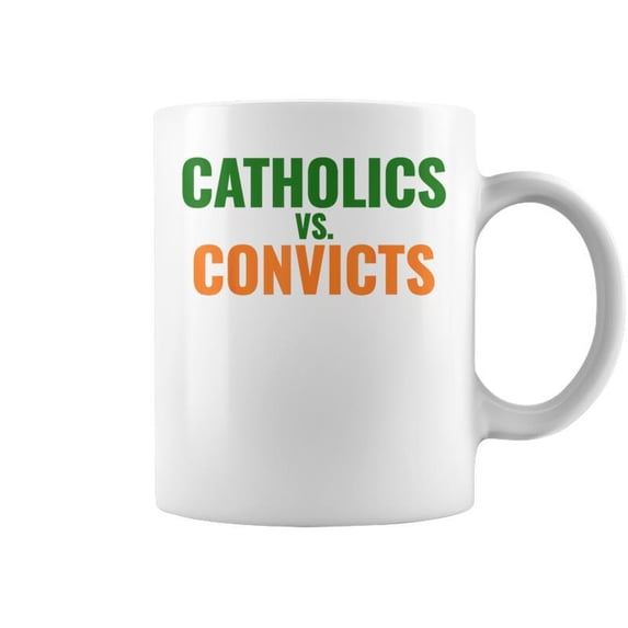 Classic Catholics Vs Convicts 1988 Coffee Mugs - Walmart.com