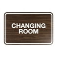 Classic Changing Room Sign (Walnut) - Large - Walmart.com
