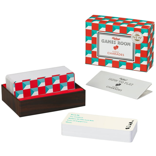 Classic Charades Version 2 Trivia Deck Quiz Card Guess Game - Walmart.com