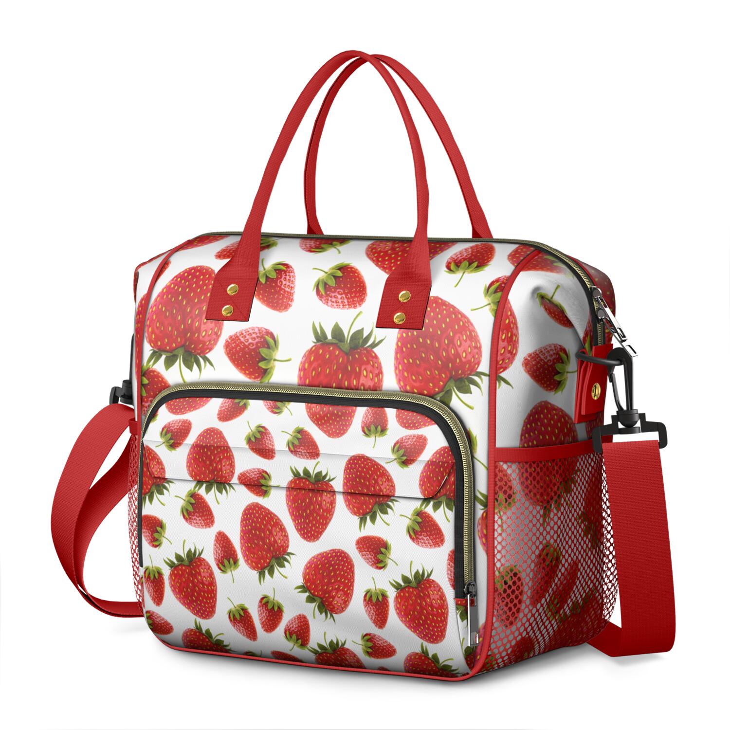Classic Checkered Lunch Box – Vintage Plaid Insulated Cooler Tote with ...