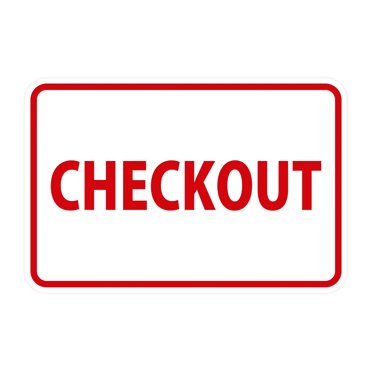 Classic Framed Watch Your Head Sign (White) - Small - Walmart.com