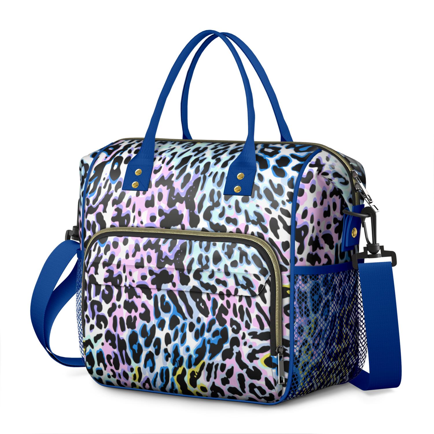 Classic Cheetah Print Leakproof Cooler Bag - Large Insulated Tote for ...