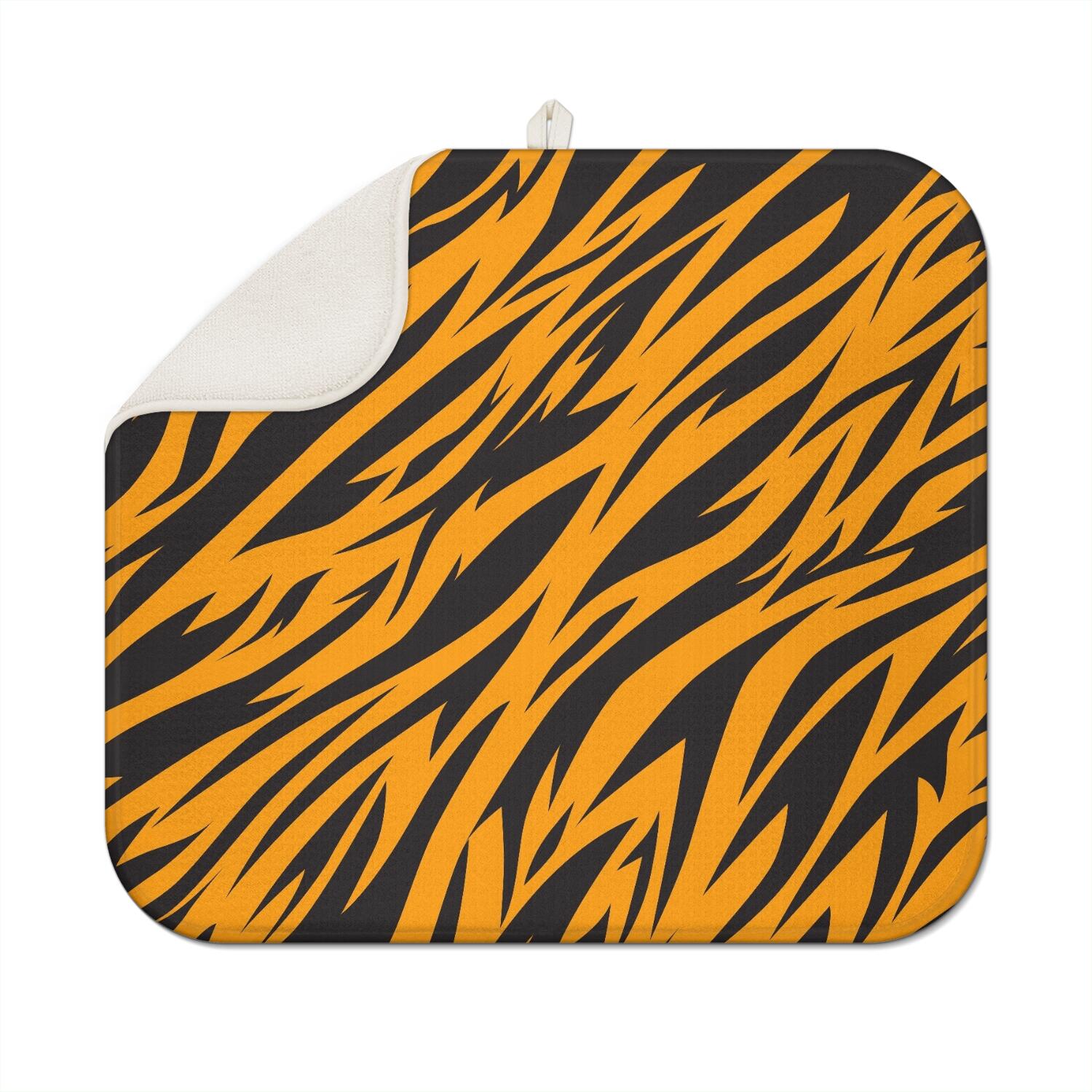 Classic Cheetah Spots Dish Mat – Timeless Leopard Print Design for ...