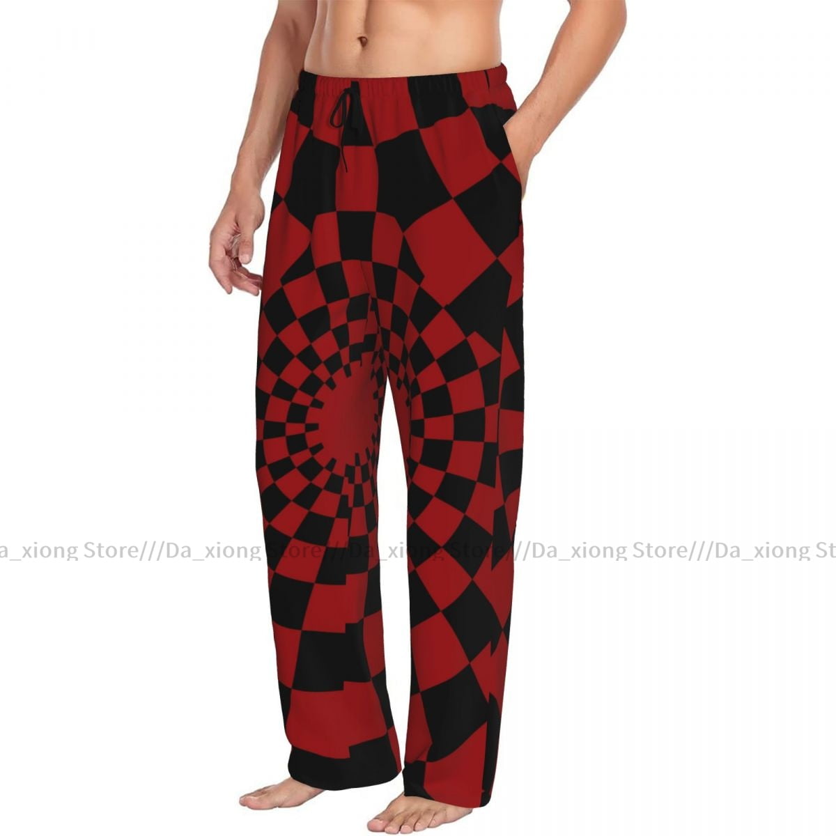 Classic Chess Board Mens Pajamas Pyjamas Pants Lounge Pants Sleep ...
