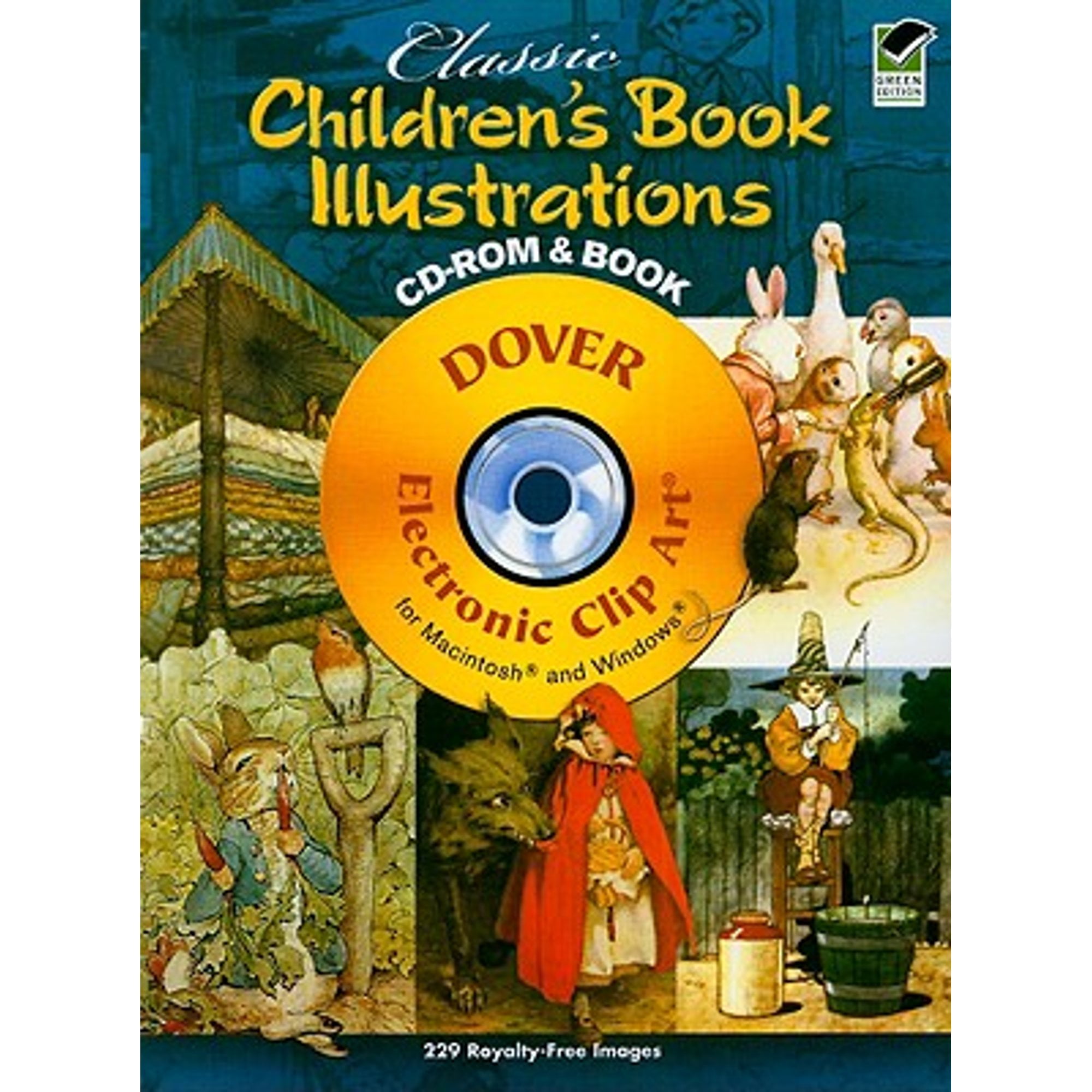 Pre-Owned Classic Children's Book Illustrations (Dover Electronic Clip ...