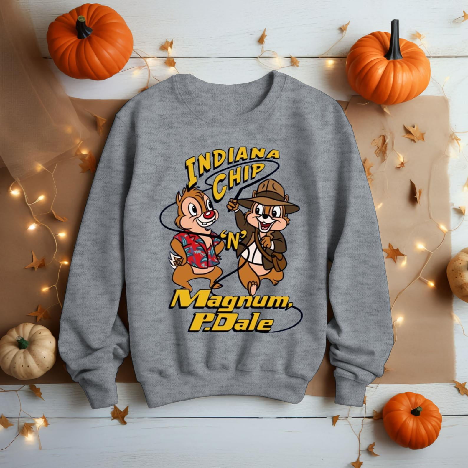 Classic Chipmunk Duo Shirt, Fun Exploration Cartoon Style-C - Walmart.com