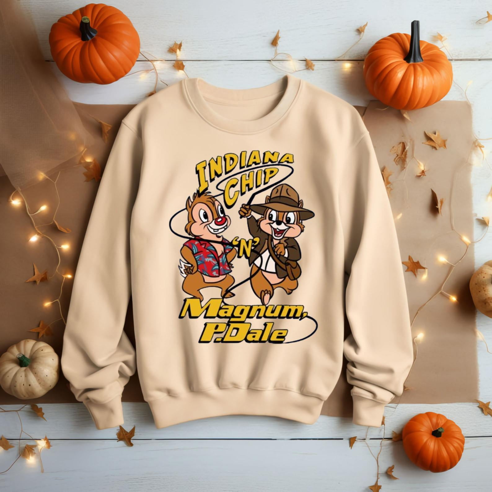 Classic Chipmunk Duo Shirt, Fun Exploration Cartoon Style-C - Walmart.com