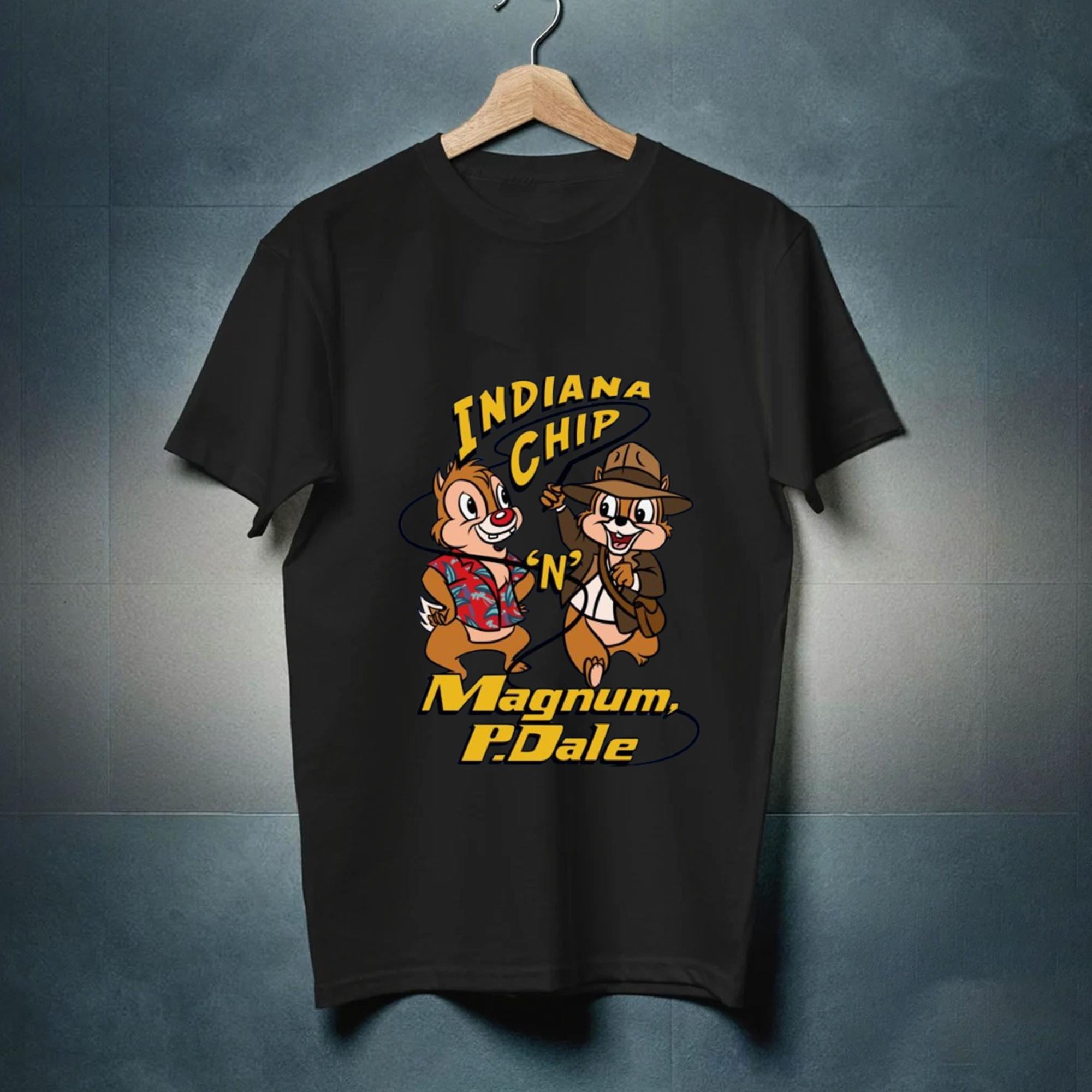 Classic Chipmunk Duo Shirt, Fun Exploration Cartoon Style-C - Walmart.com