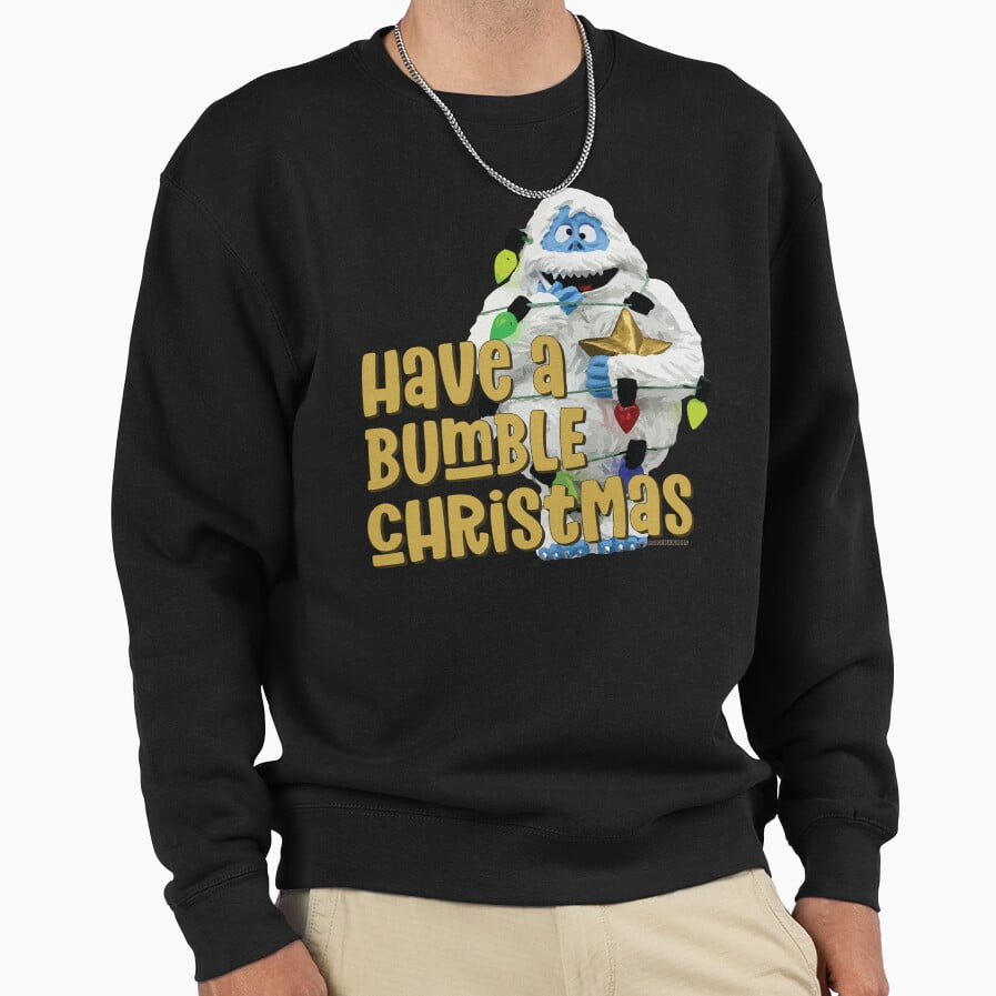 Classic Christmas Abominable Snowman Unisex Sweatshirt Retro Funny Holiday Graphic G5597, Up to ...