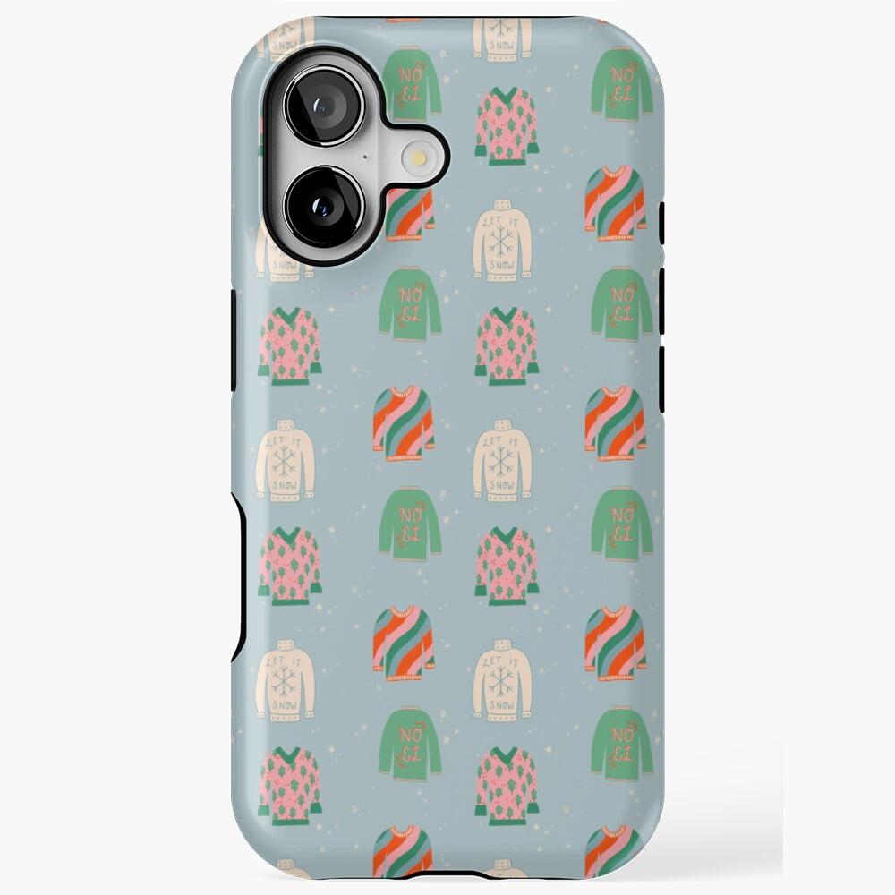 Classic Christmas Holiday Sweater Pattern Phone Case 17 16 15 14 13 12 ...