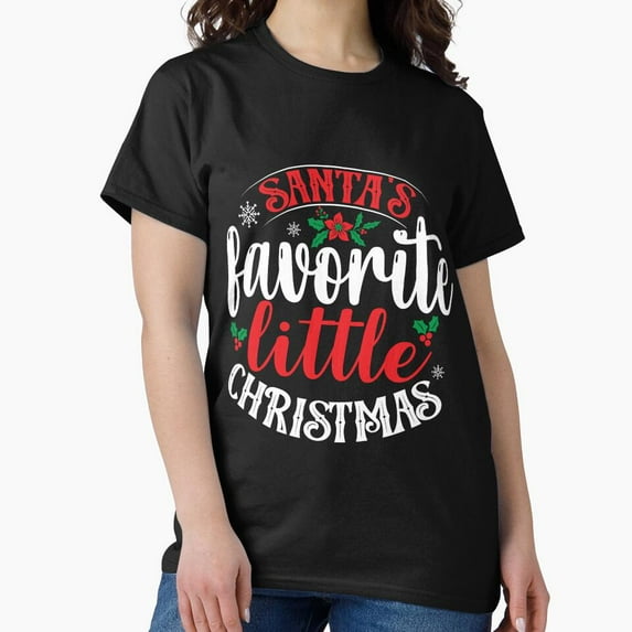 Classic Christmas Simple Festive Seasonal Design Unisex T-Shirt, up to ...