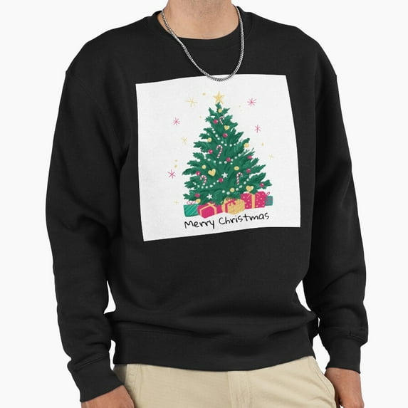 Classic Christmas Tree Vintage Holiday Aesthetic Retro Graphic Art ...