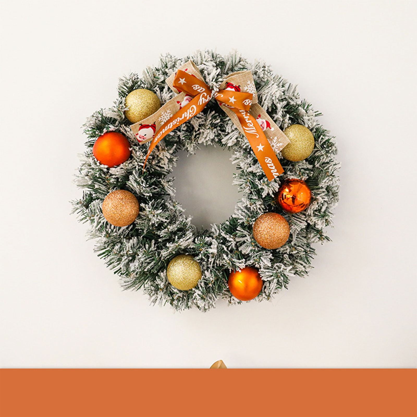 Classic Christmas Wreath (Holiday Window Prop, Mall Scene Ornament ...