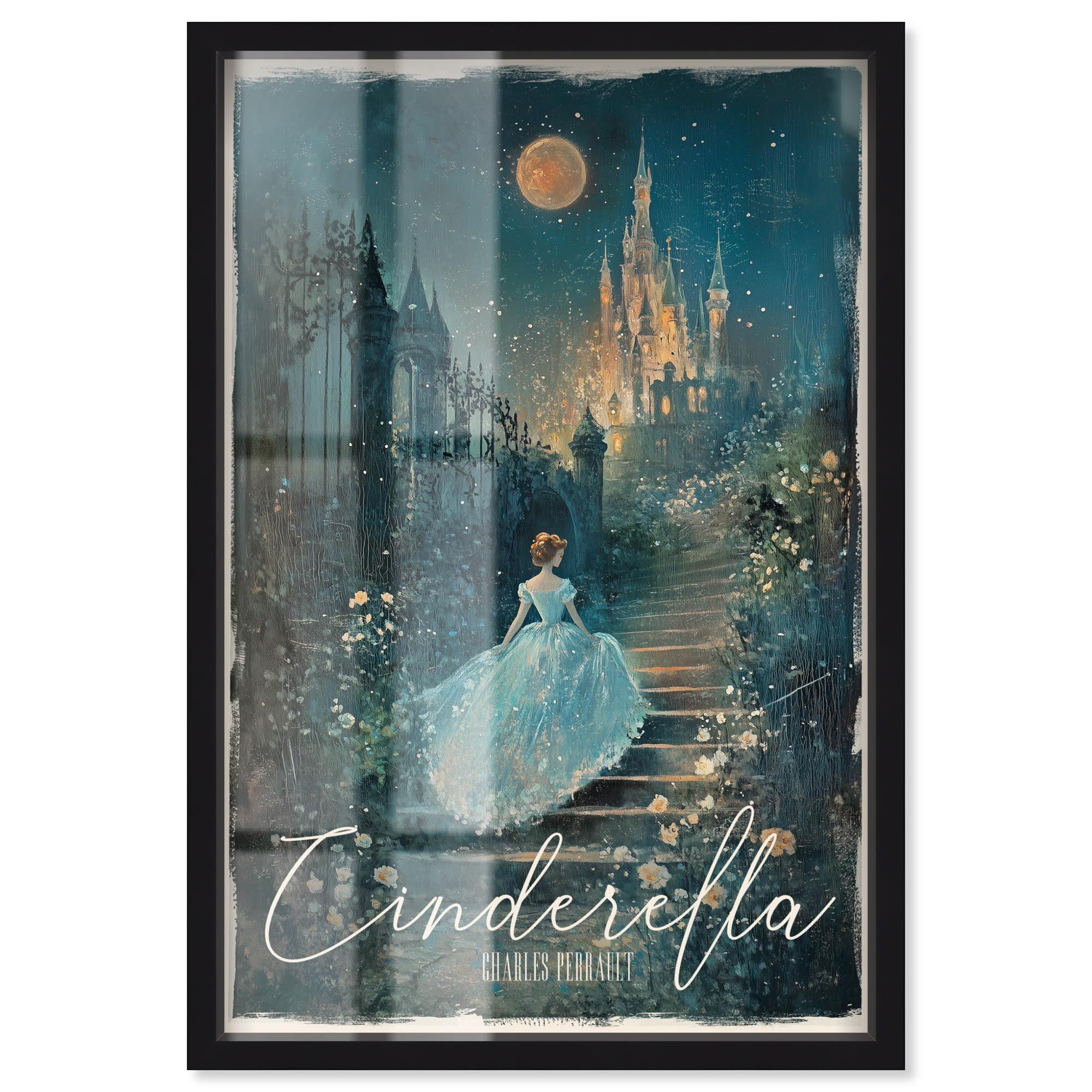 Classic Cinderella Shadowbox Print Classic Book Art by Art Remedy ...