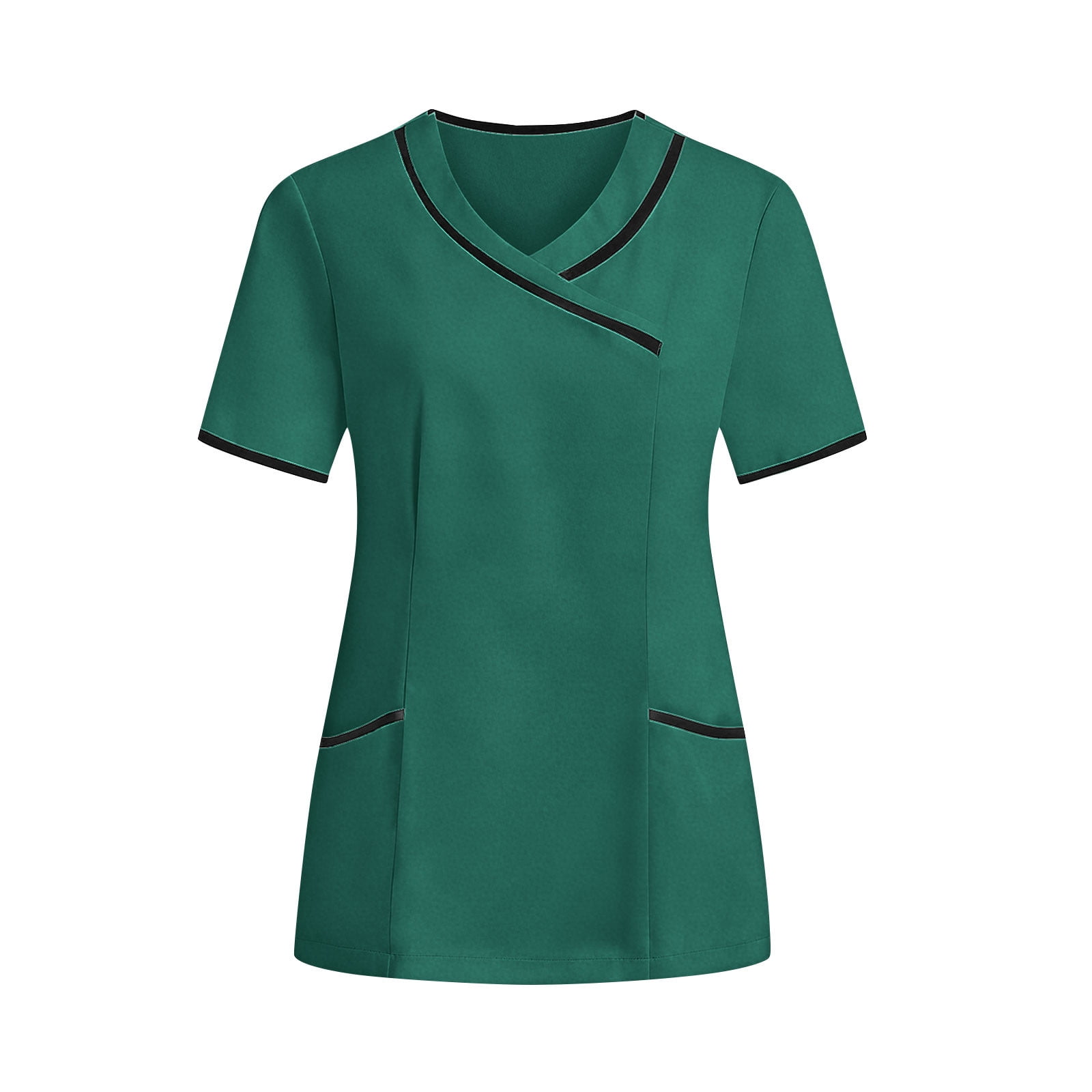 Classic Clinic Uniform Blouse for Women Professional V-Neck Nursing ...