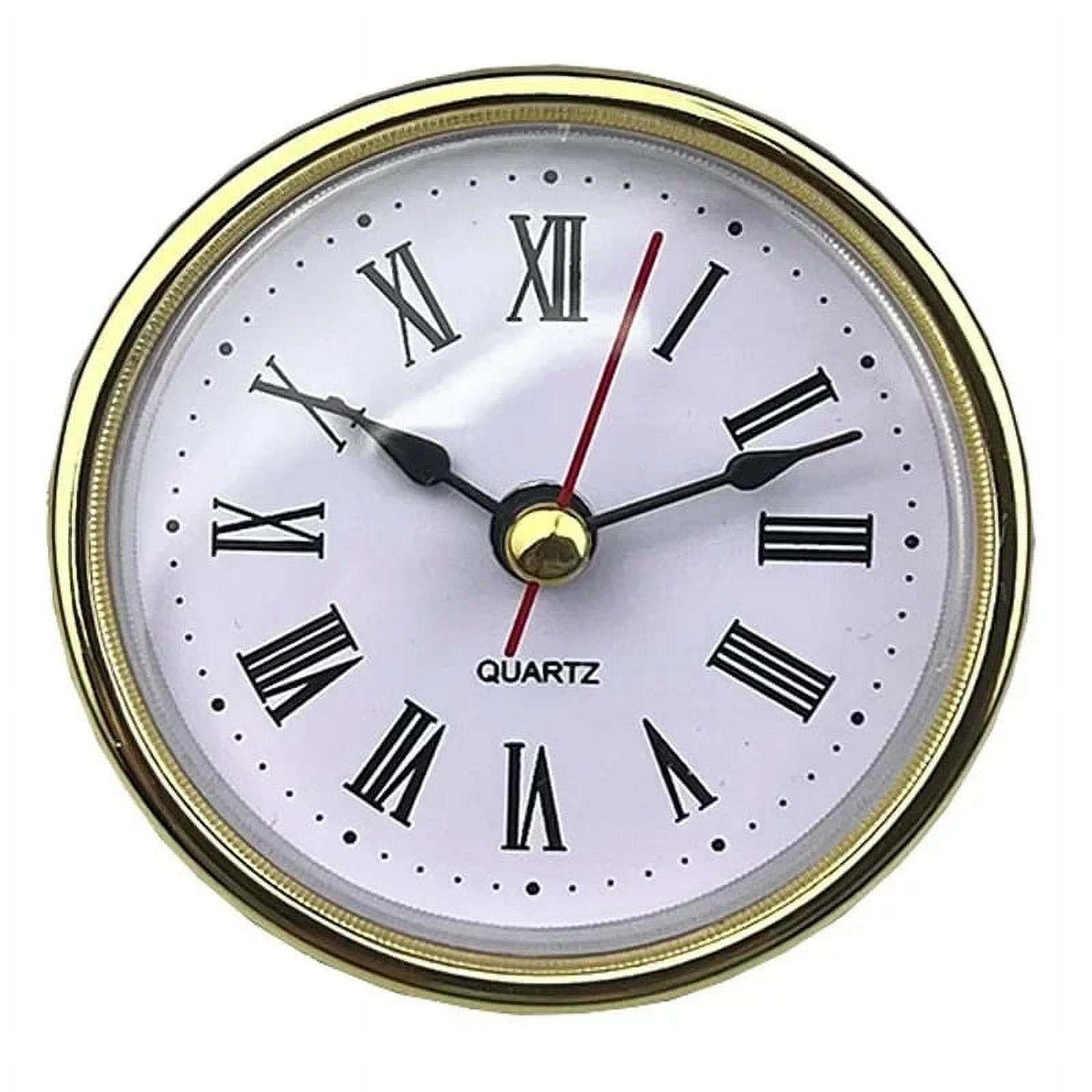 Classic Clock Craft Quartz Movement 2-1/2" (65mm) Round Clocks Head ...