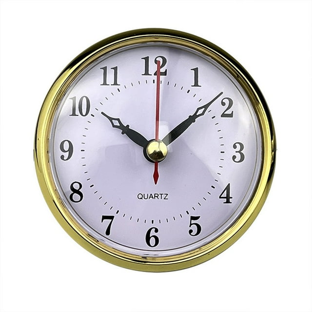 Classic Clock Craft Quartz Movement 80mm Round Clocks Head Insert Roman ...