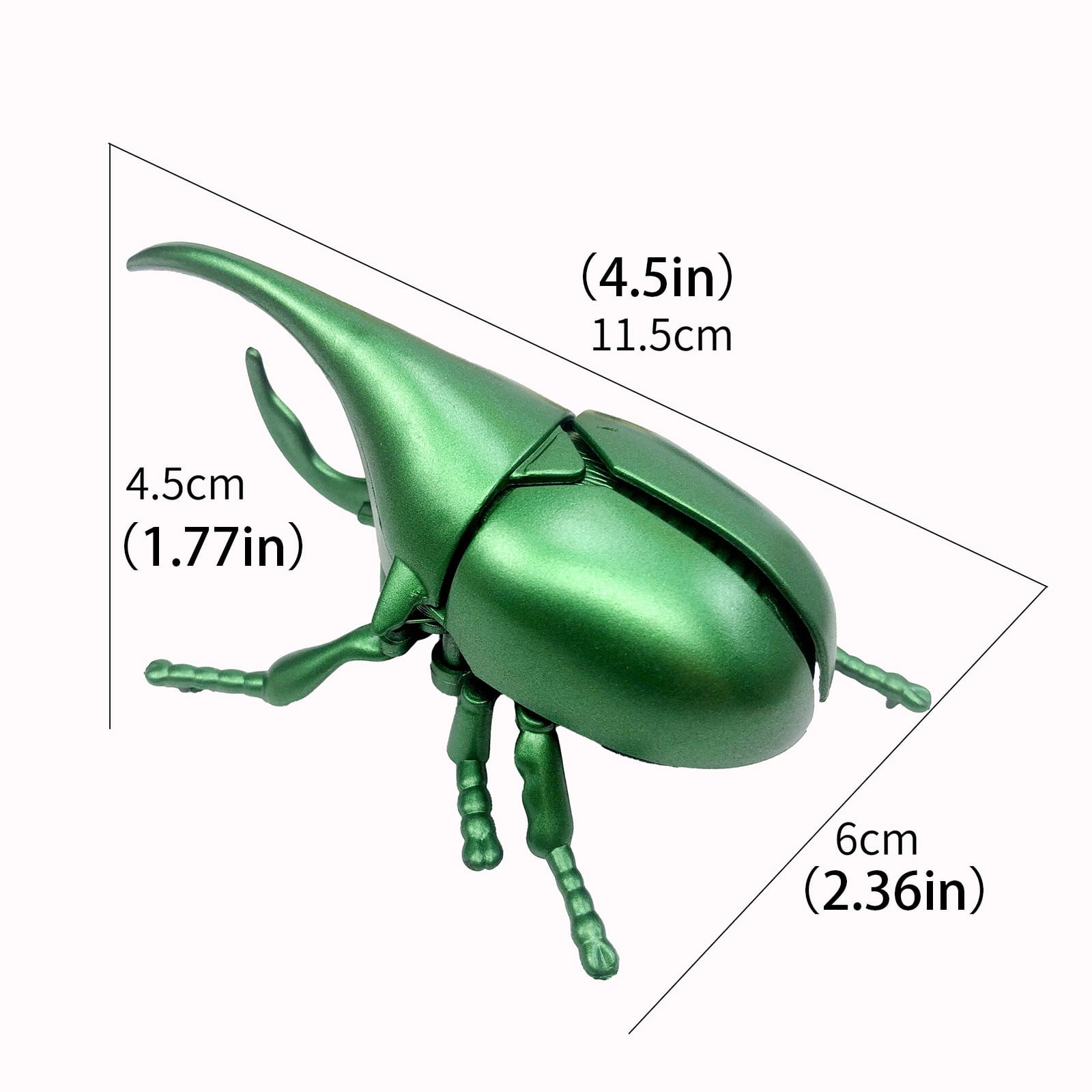 Classic Wind Up Beetle Toys, Realistic Insect Figure Model, Plastic ...