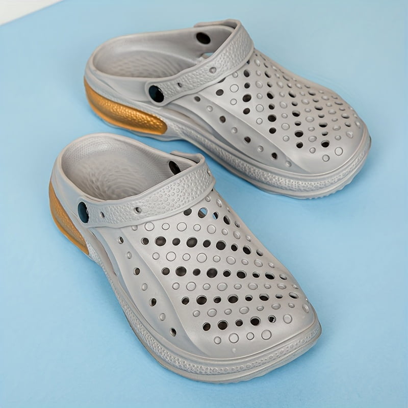 Classic Clogs Solid Color EVA Clogs, Soft Sole Lightweight Two-way Wear ...