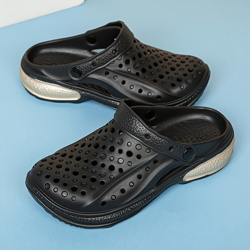 Classic Clogs Solid Color EVA Clogs, Soft Sole Lightweight Two-way Wear ...