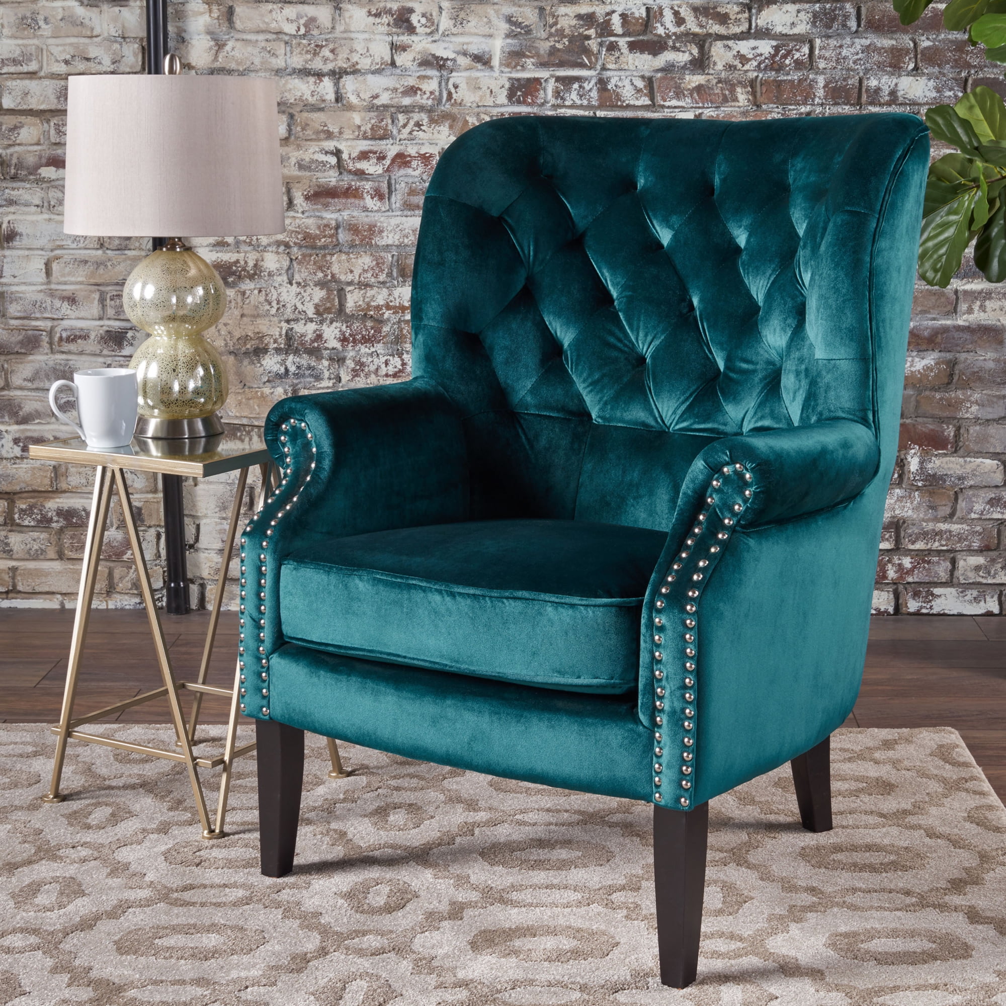 Classic Club Chair with Premium Upholstery, Ergonomic Design, and ...