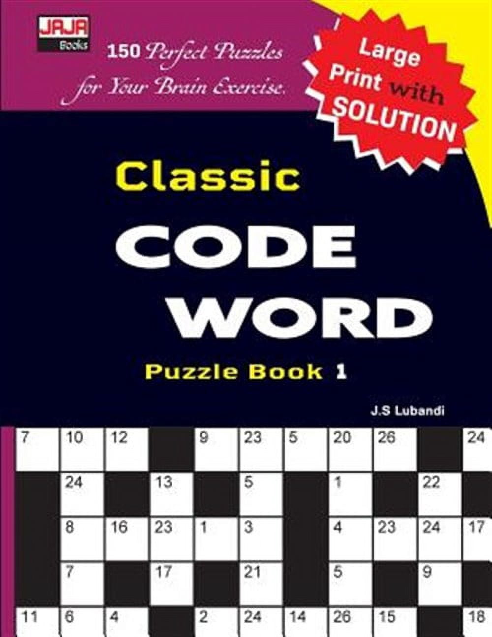 Classic Code Word Puzzle Book - Walmart.com