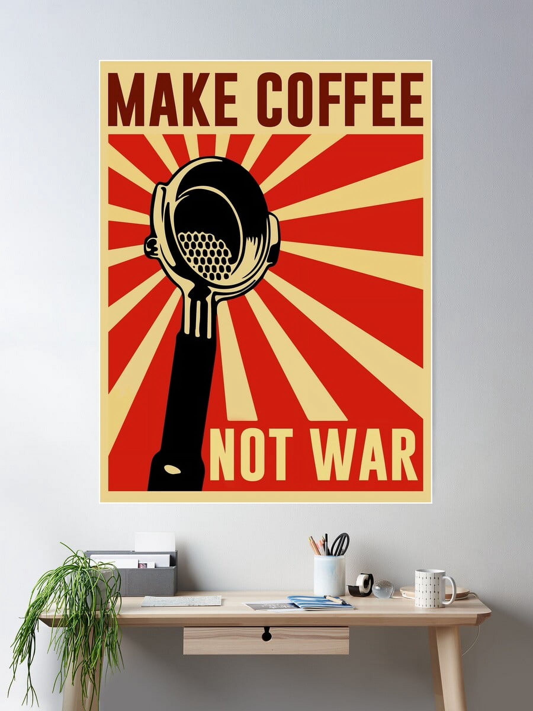 Classic Coffee Vintage Poster Bars Cafe Kitchen Coffee Making Poster ...