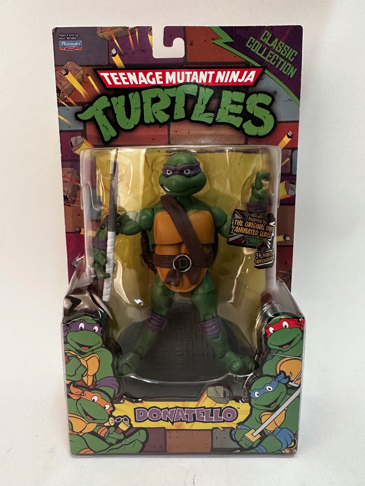 Classic Collection 1988 Donatello Action Figure NEW - Walmart.com