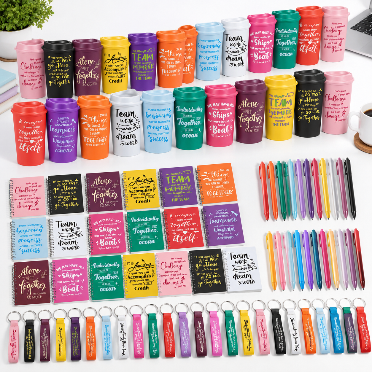 Classic Color 24-Piece Stationery Gift Set with Notebooks, Pens ...